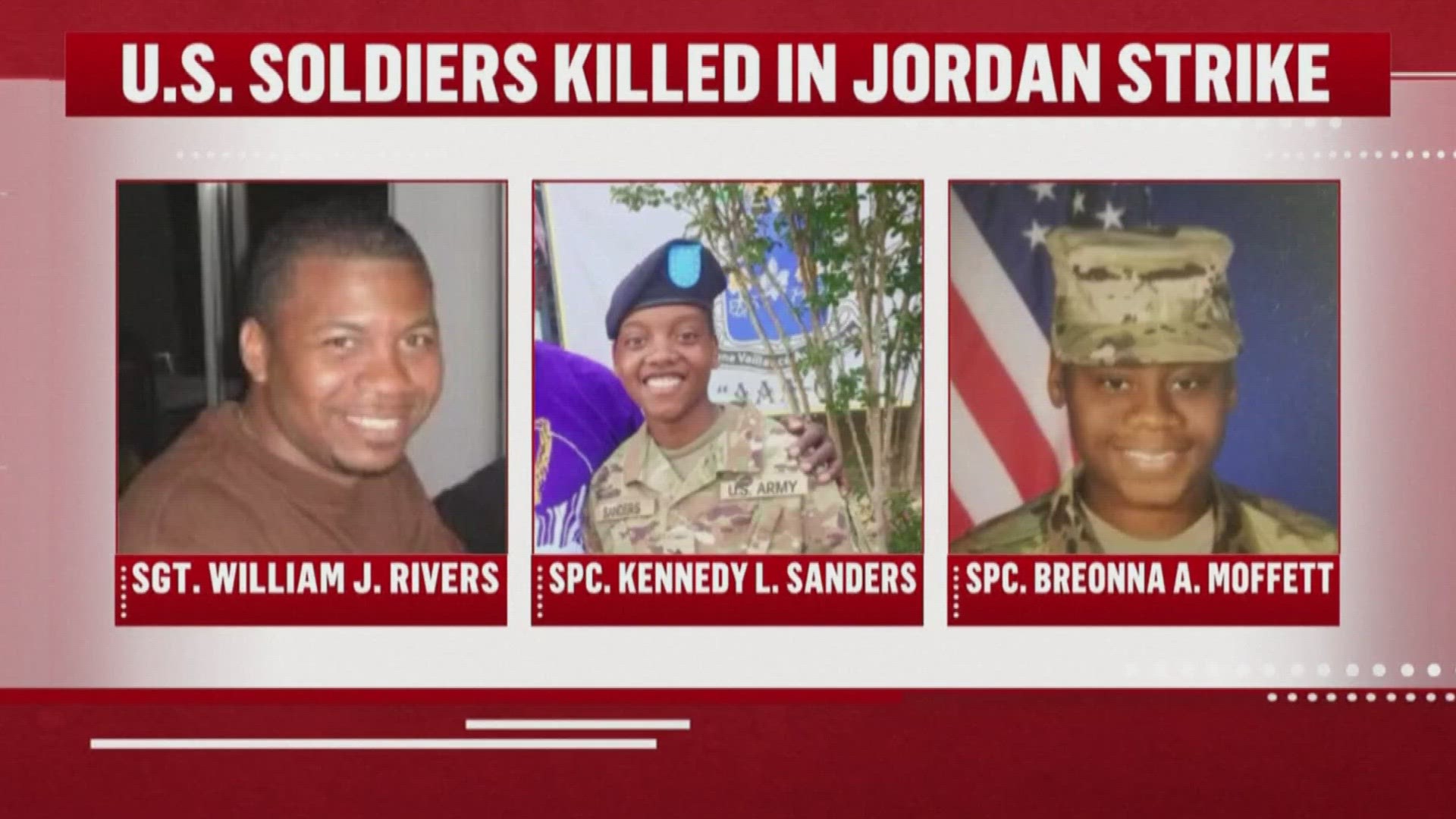 Grief and mourning for 3 US soldiers killed in Jordan drone strike who ...