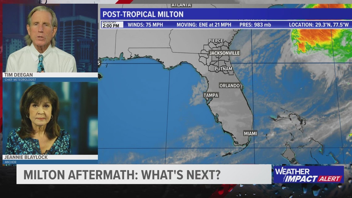 Milton Aftermath | Here's how Milton decreases the chance of another ...