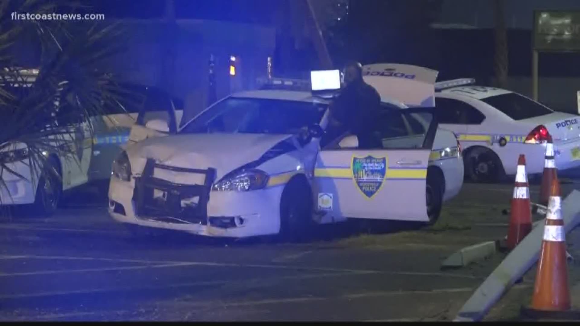 Two officers crash on the Southside while responding to a call, one ...