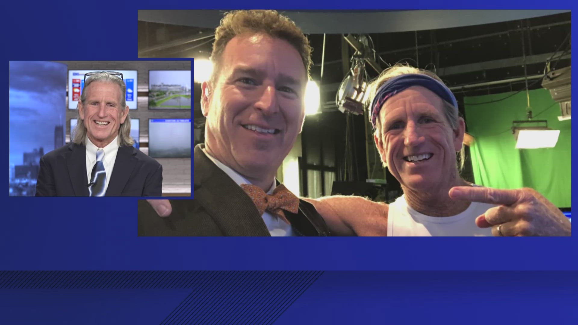 Steve Smith and Mike Prangley wish Tim Deegan well ahead of his ...