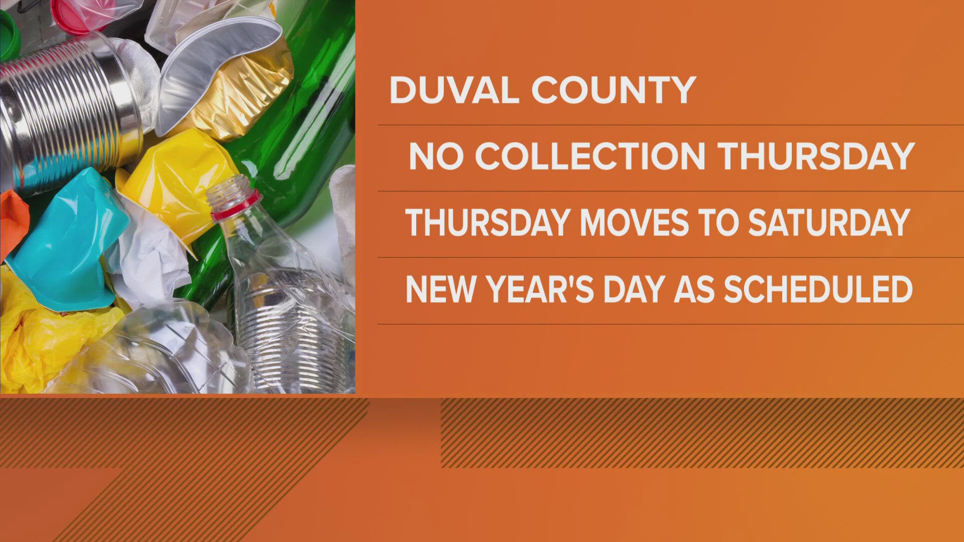 County-by-county: How Christmas is affecting trash pickup schedules ...