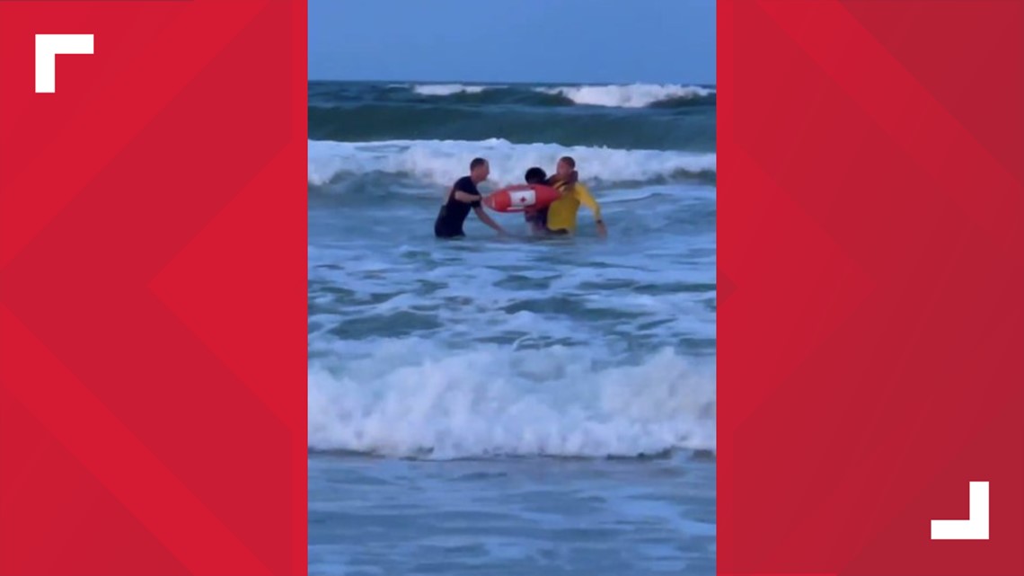 Jacksonville Beach lifeguards rescue dozens from rough surf ...