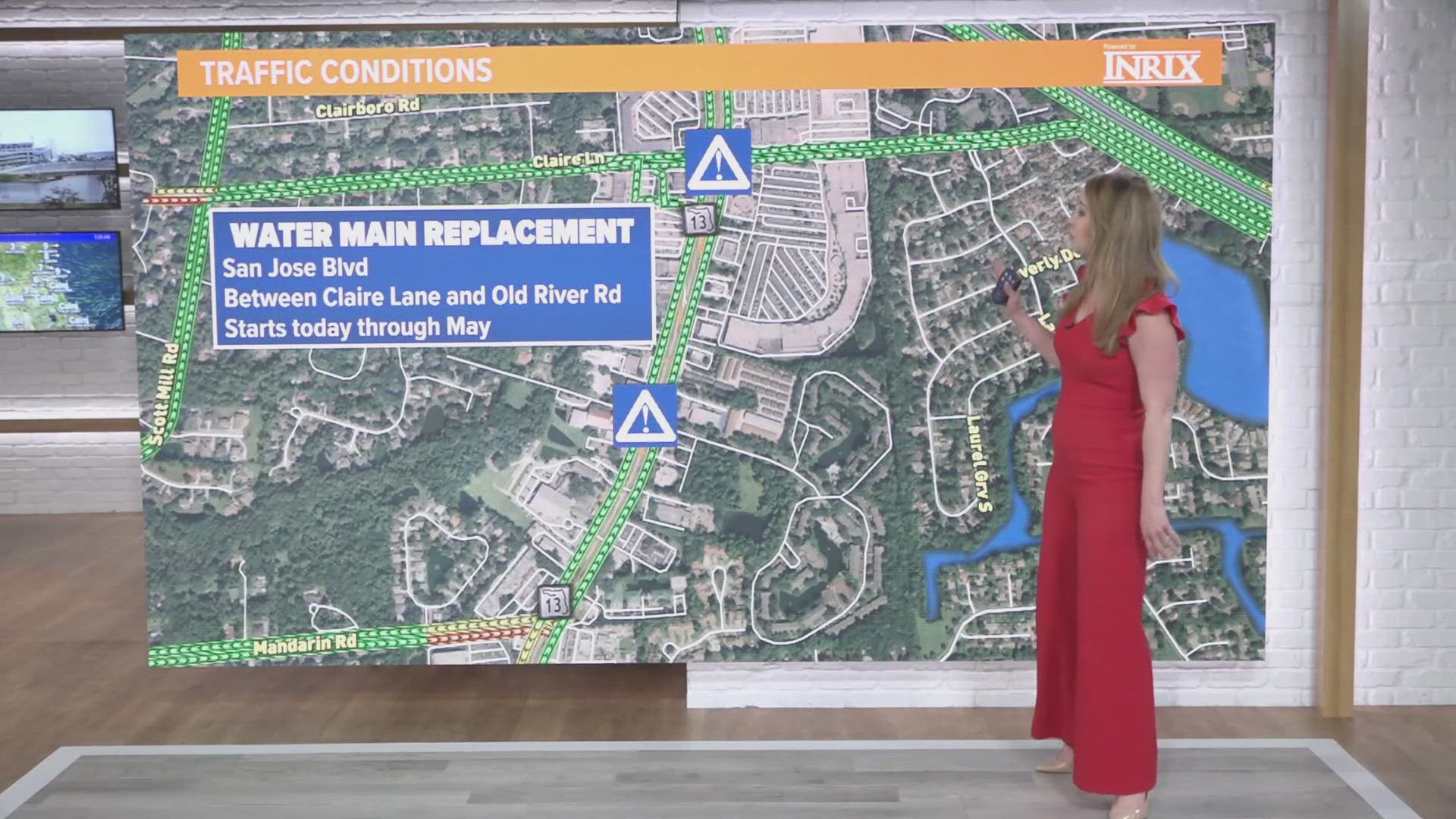 San Jose Boulevard lane closures could last 3 months for water main ...