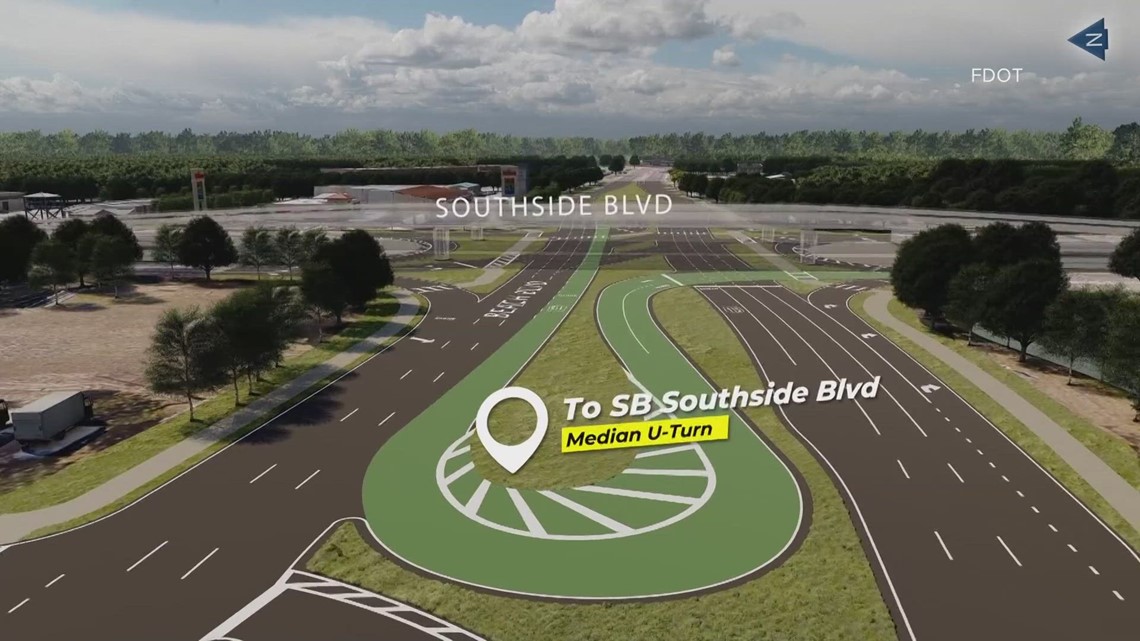 FDOT making improvements to Median U-Turn at Southside and Beach Blvd ...