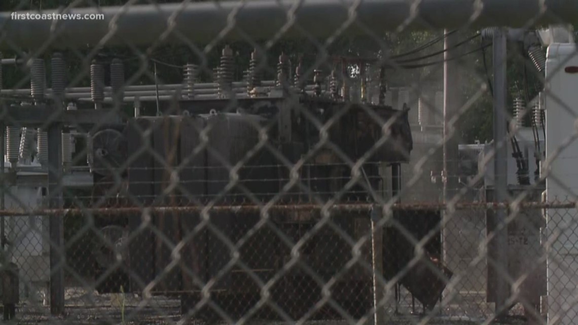 Fire at JEA substation in Orange Park | firstcoastnews.com