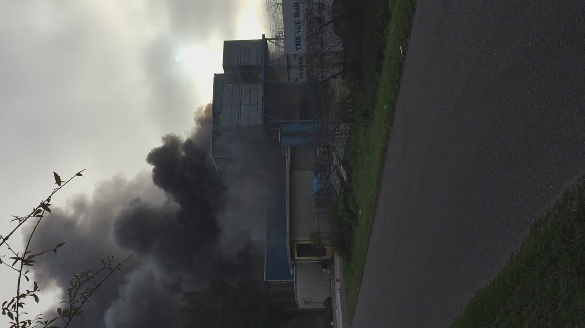 VIEWER VIDEO: Heavy fire reported at Reddy Ice plant on the Westside ...