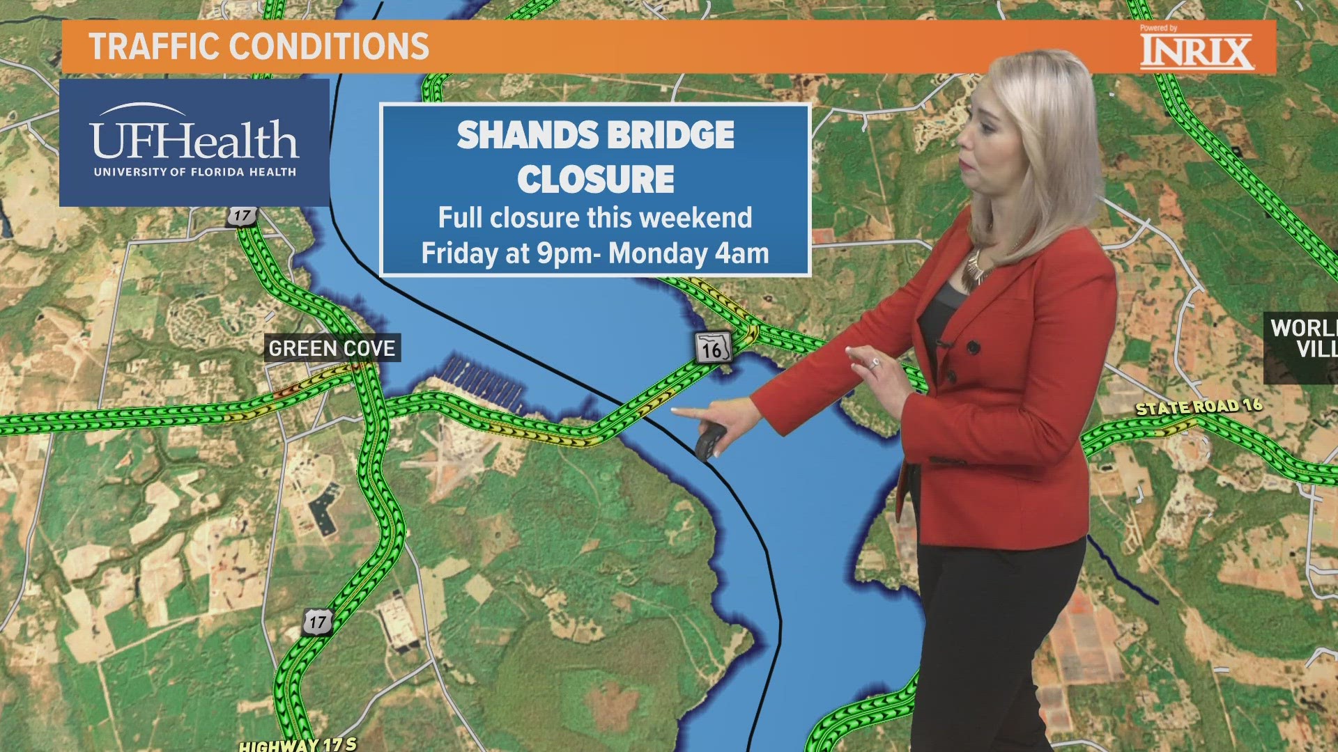 Reminder: Shands Bridge closing again Friday night through Monday ...