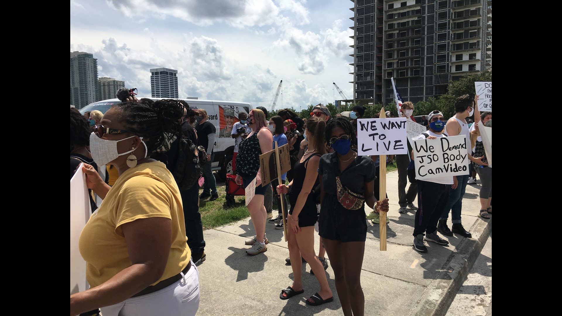 Many arrested in protest in Jacksonville, Florida | firstcoastnews.com
