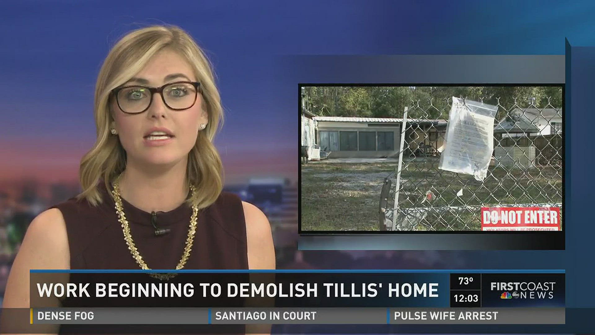 Work beginning to demolish Tillis' 'house of horrors' | firstcoastnews.com