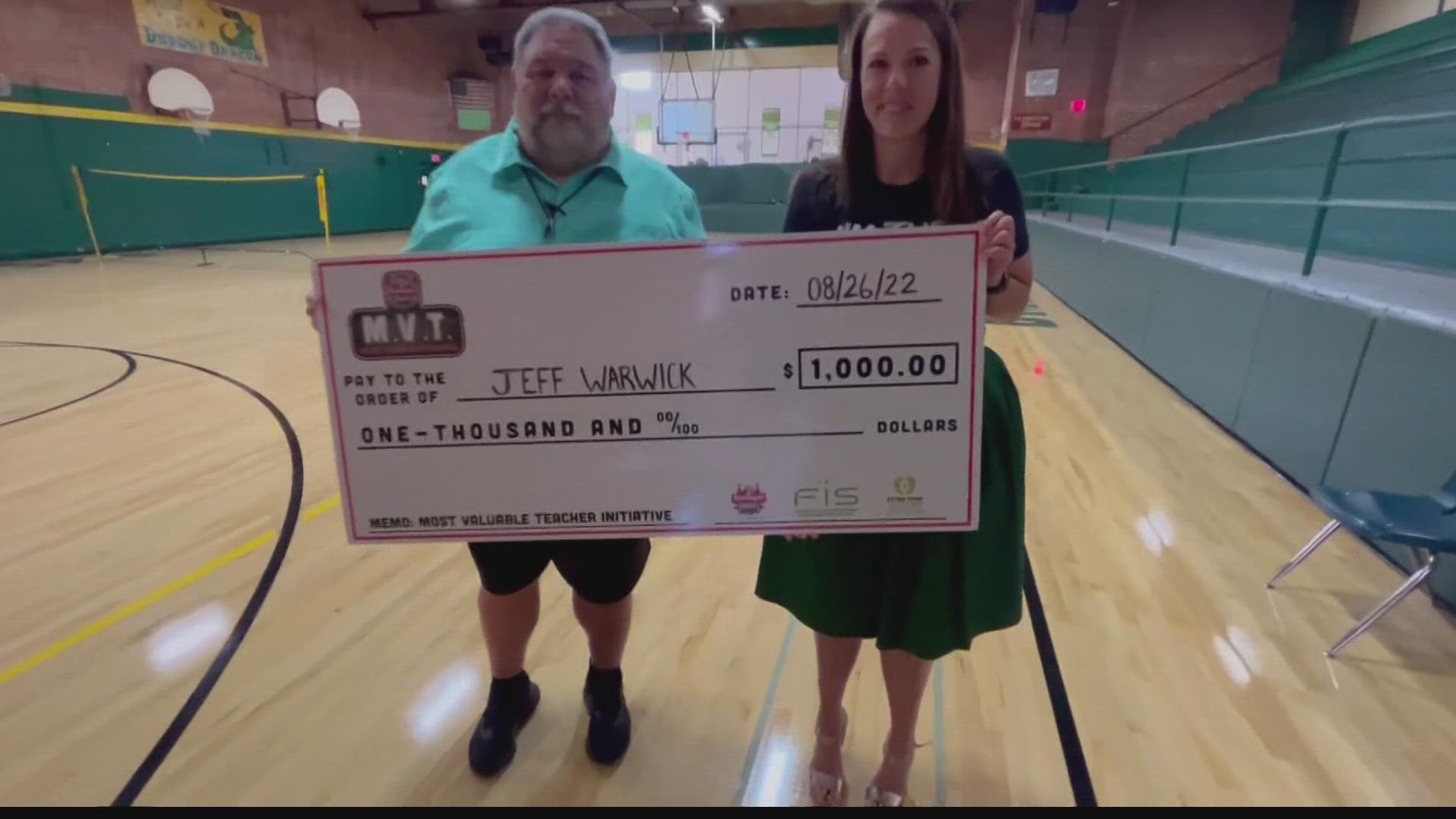 Dupont Middle School coach gets a special surprise! | firstcoastnews.com