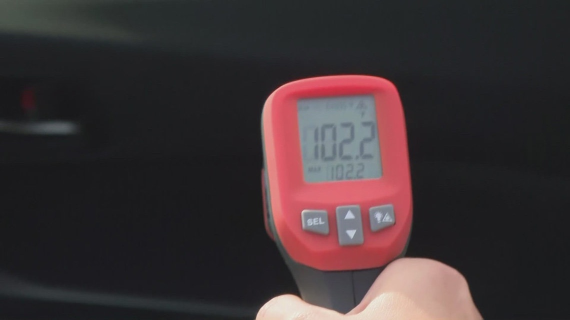 How hot does it get inside a car with rising Florida temperatures ...