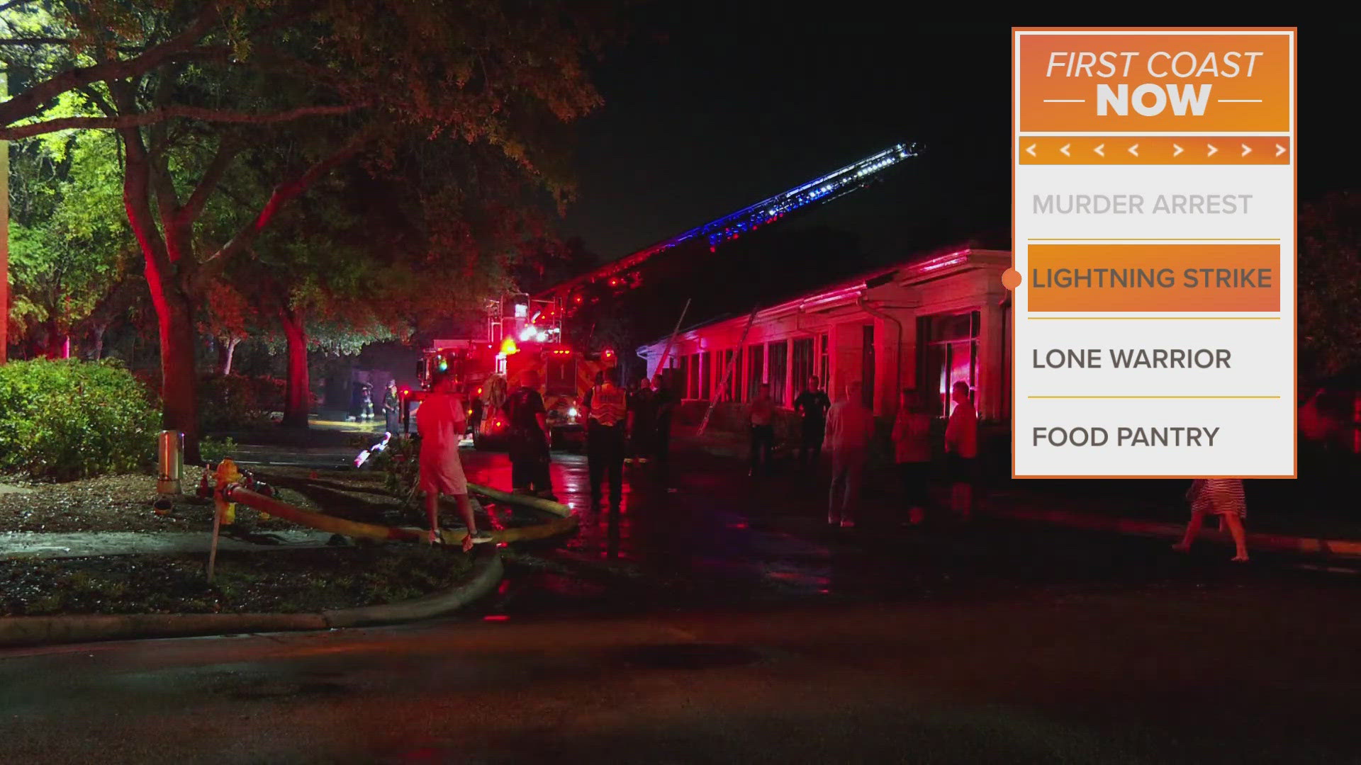 Lightning strike causes fire in St. Johns County, fire rescue says ...