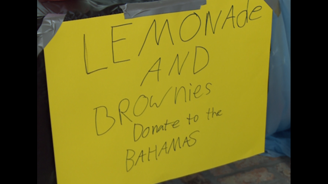 Kids start lemonade stand for those affected by Hurricane Dorian in the ...