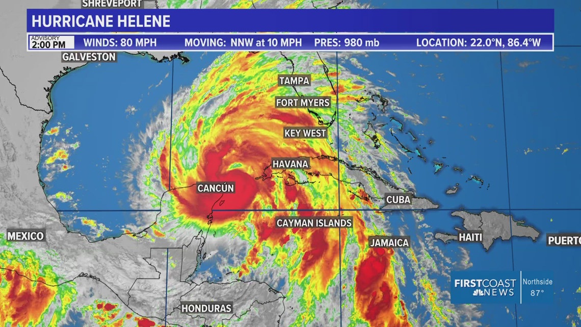 Hurricane Helene continues to strengthen, expected be strong Cat. 3 by ...