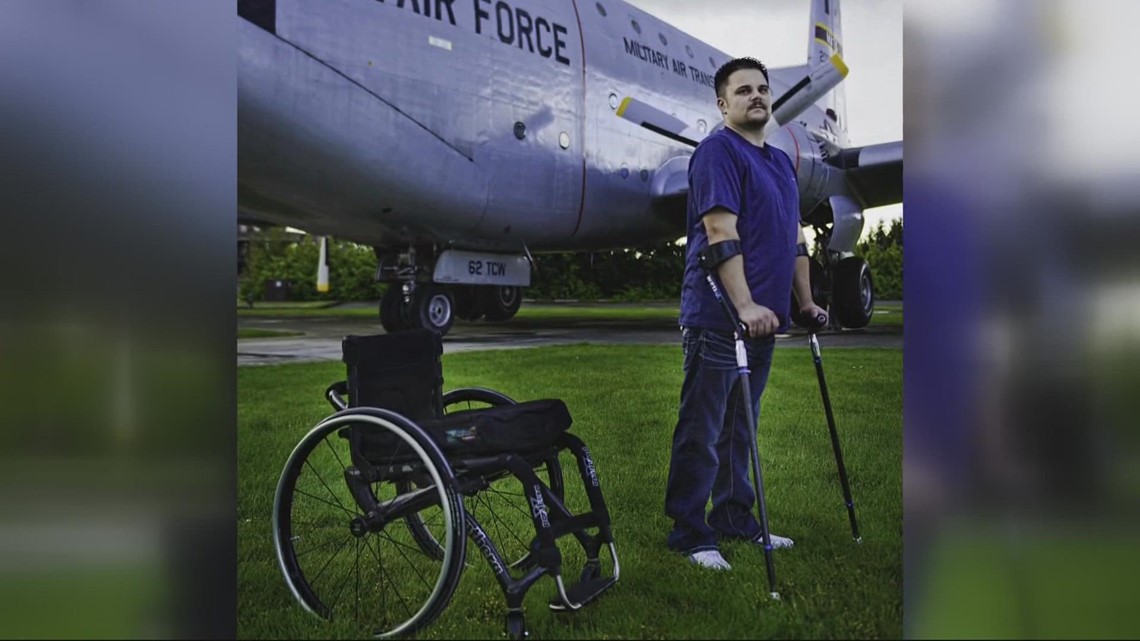 Paralyzed Air Force veteran competes in adaptive sports ...