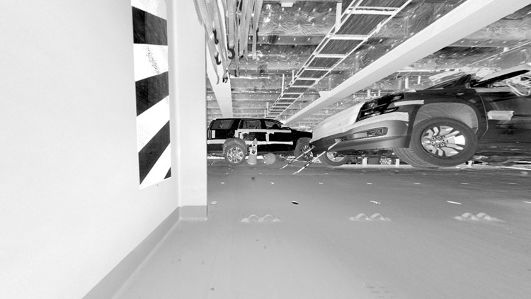 PHOTOS: First look inside partially submerged Golden Ray cargo ship in ...