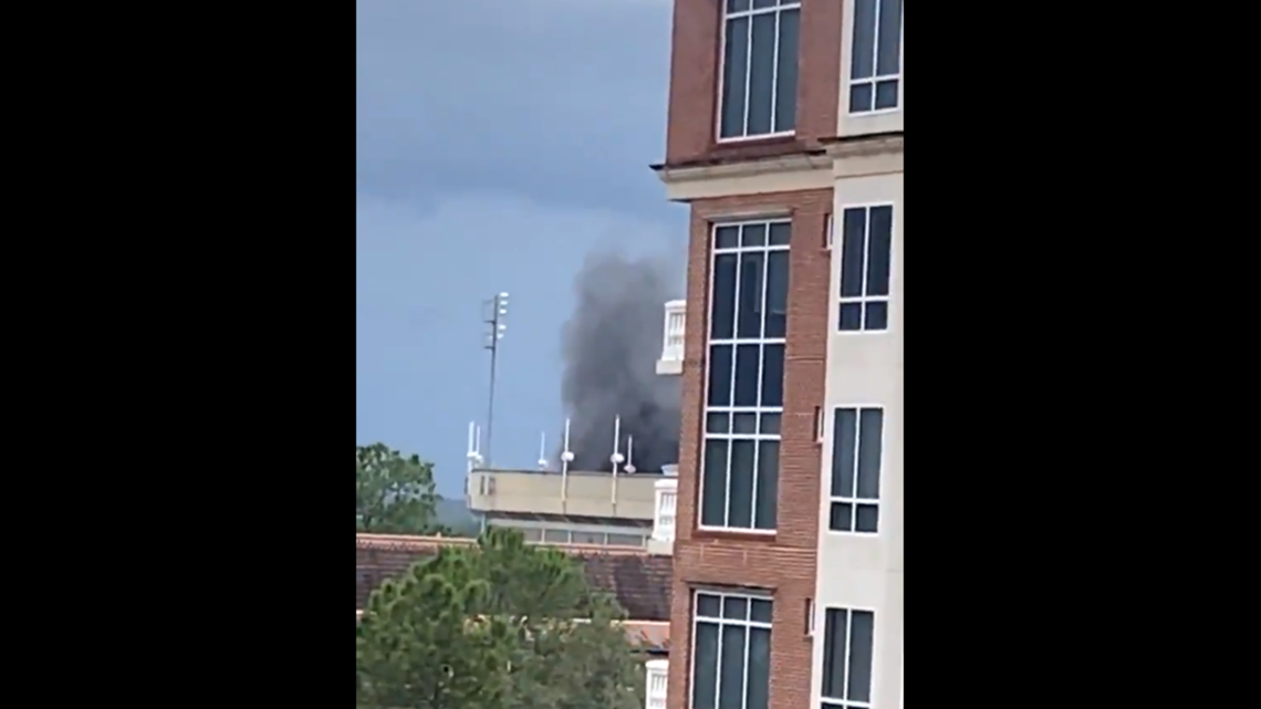 Tractor causes fire at UF football stadium | firstcoastnews.com