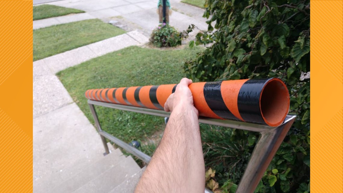 The Buzz: Ohio dad creates 'candy chute' to keep trick-or-treaters safe ...