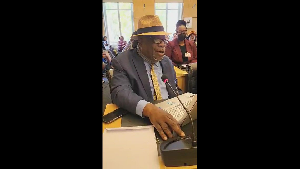 Ben Frazier speaks out against Florida's 'anti-riot' bill before United ...