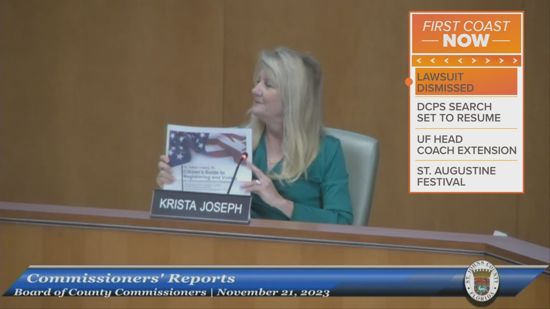 St. Johns County Board of County Commissioners dismiss lawsuit against ...