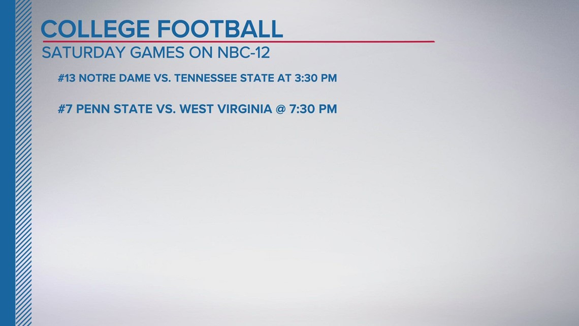College football is back! Here's the games you can watch on ABC-25, NBC ...