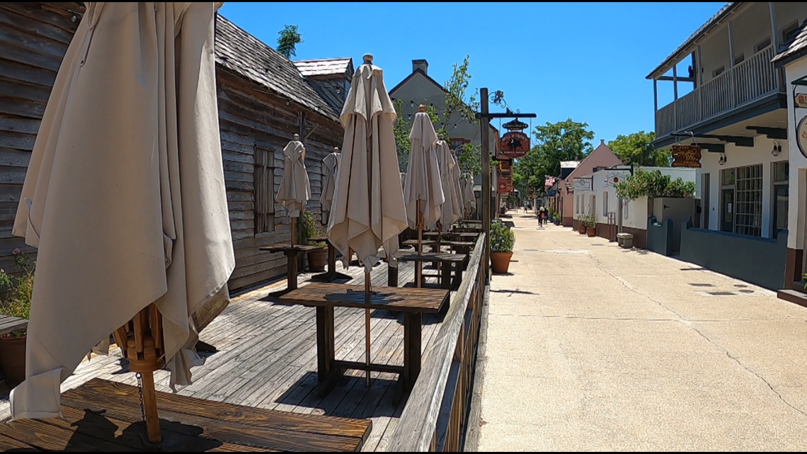 Many St. Augustine tourism businesses remain closed as Florida enters ...