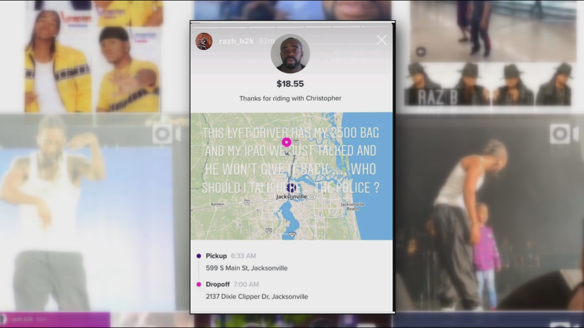 Lyft driver wants apology after R&B singer Raz B posted the driver 'won ...