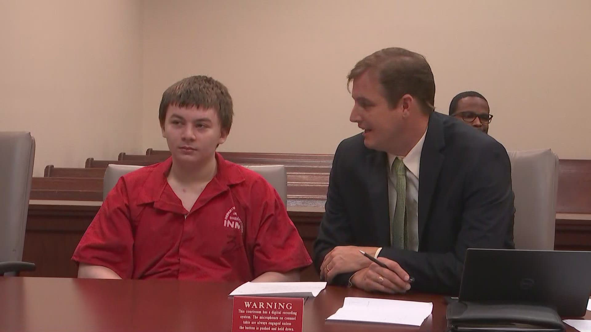 Teen killer Aiden Fucci appears laughing, smiling during court hearing ...