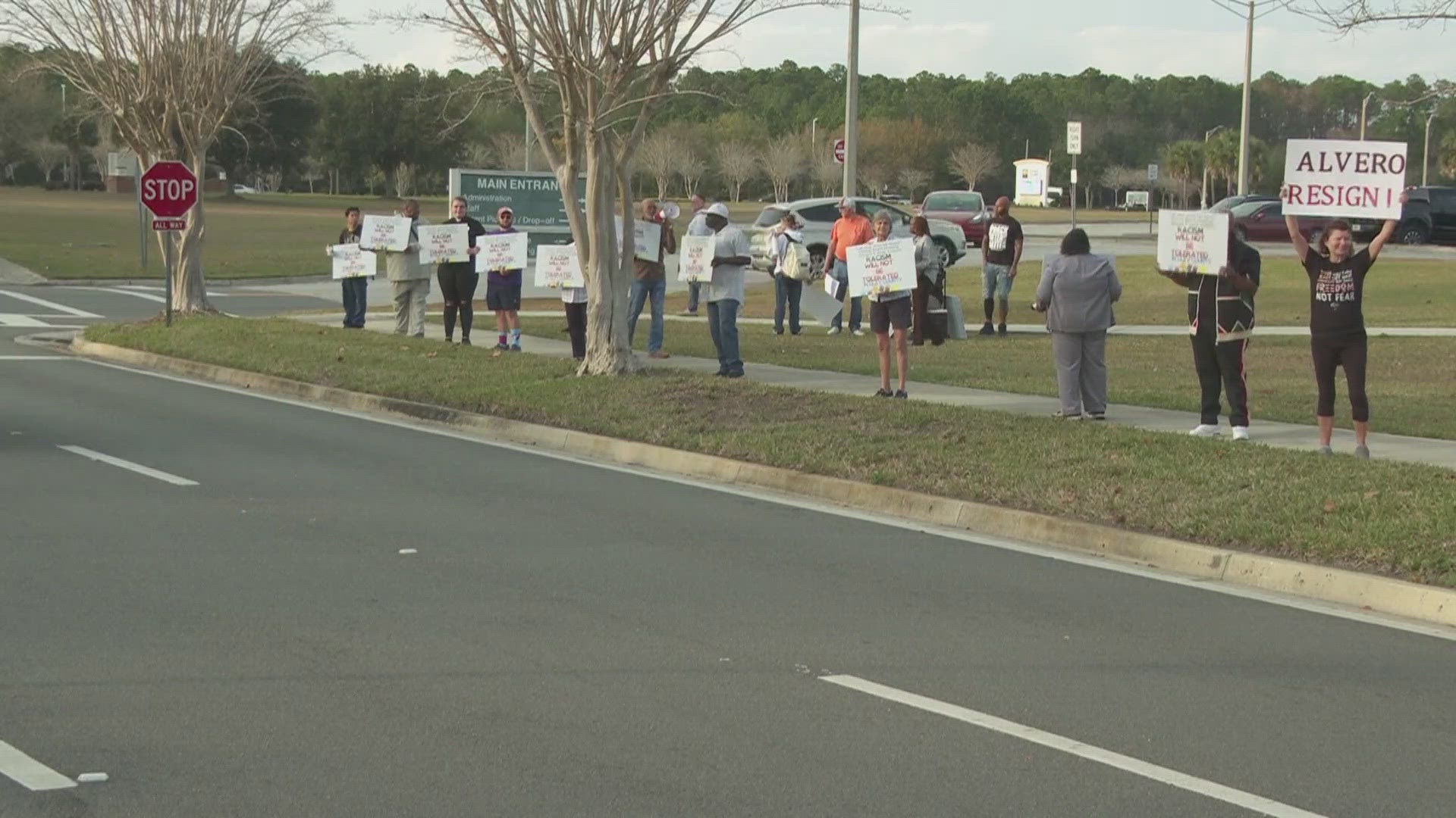 'Clay County deserves better': Crowd demands school board member resign ...