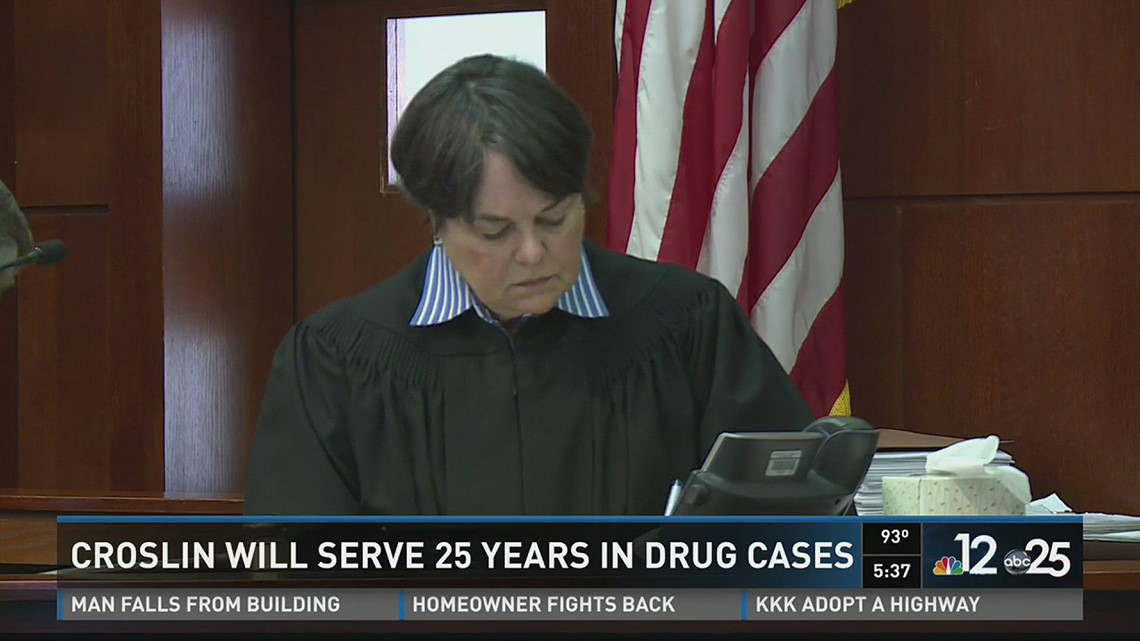 Croslin will serve 25 years in drug cases | firstcoastnews.com