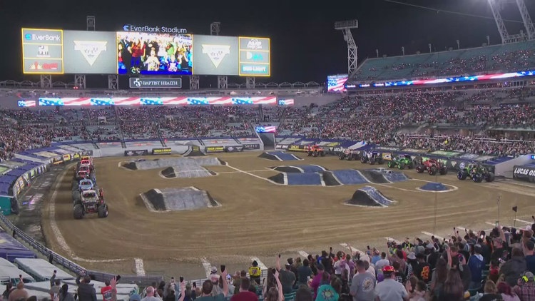Monster Jam brings thousands to EverBank Stadium one last time before renovation ...