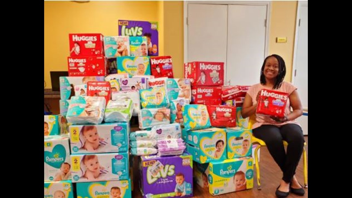 Volunteers collecting diapers for Florida families in need ...