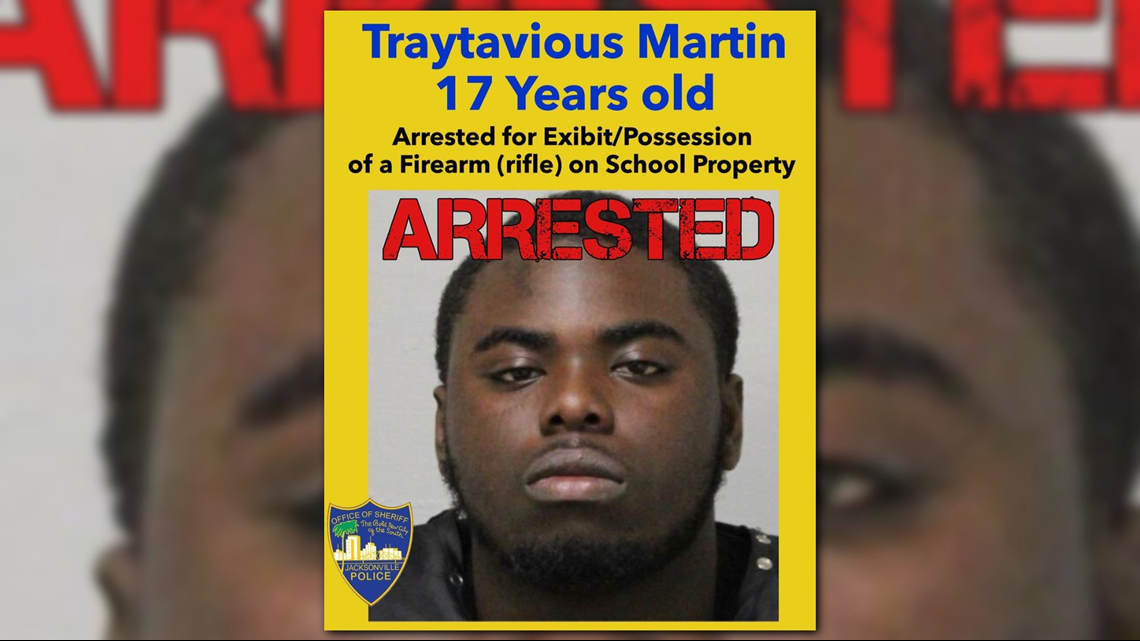 17-year-old armed with rifle, wearing a black mask, near schools ...