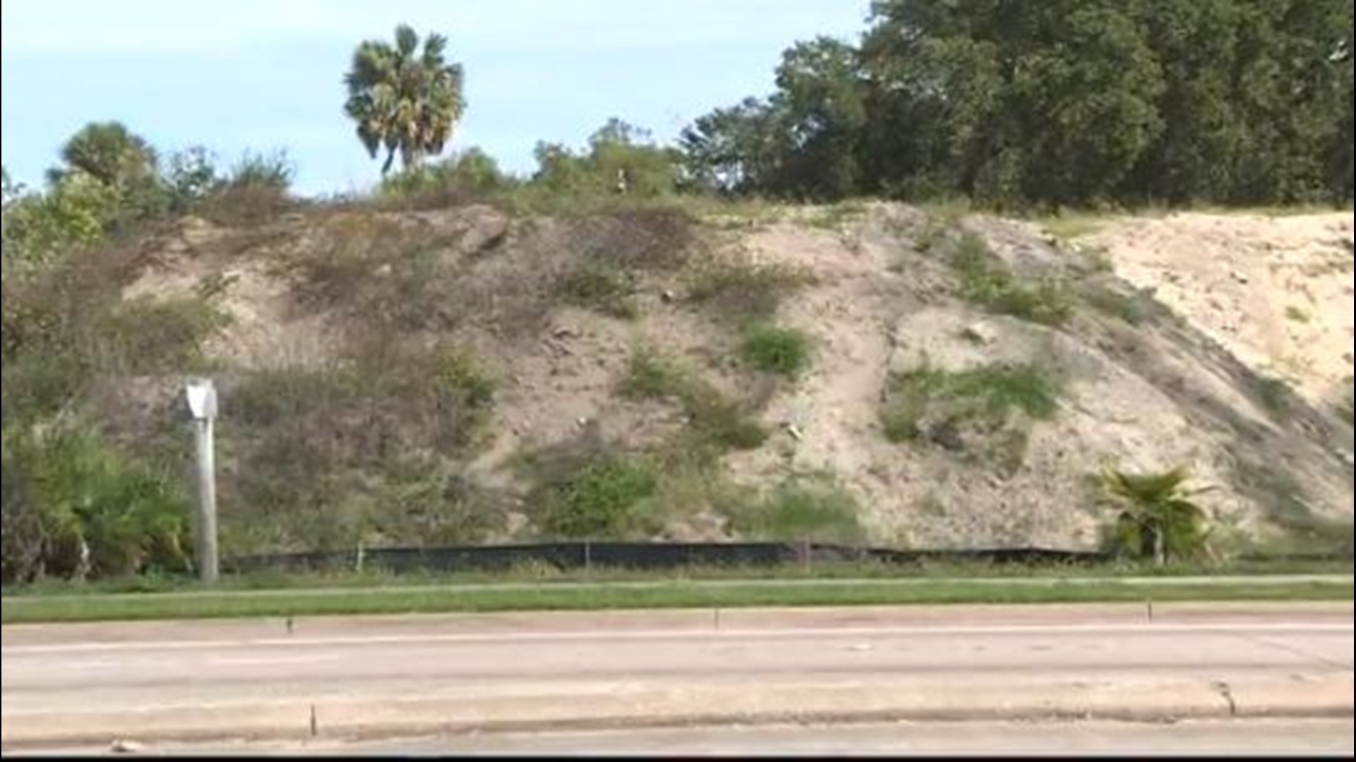 What is the massive mound of dirt on the side of U.S. 1 in St ...