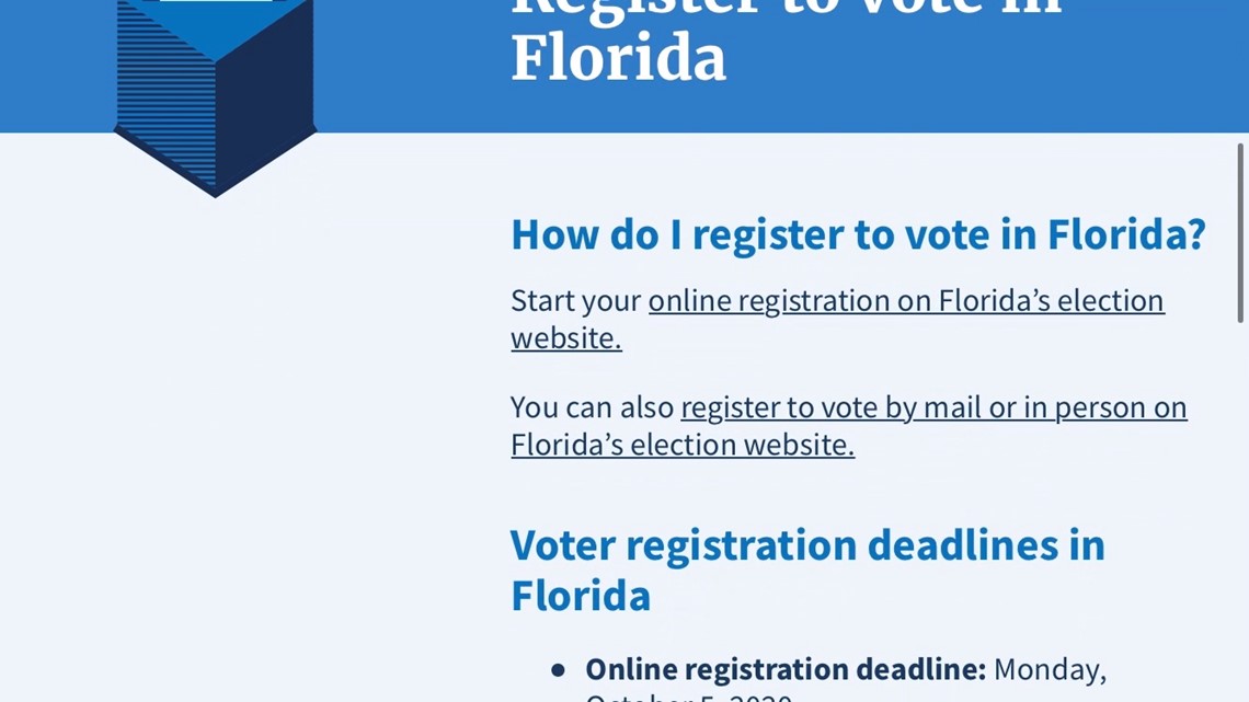 Three ways to register to vote today | firstcoastnews.com