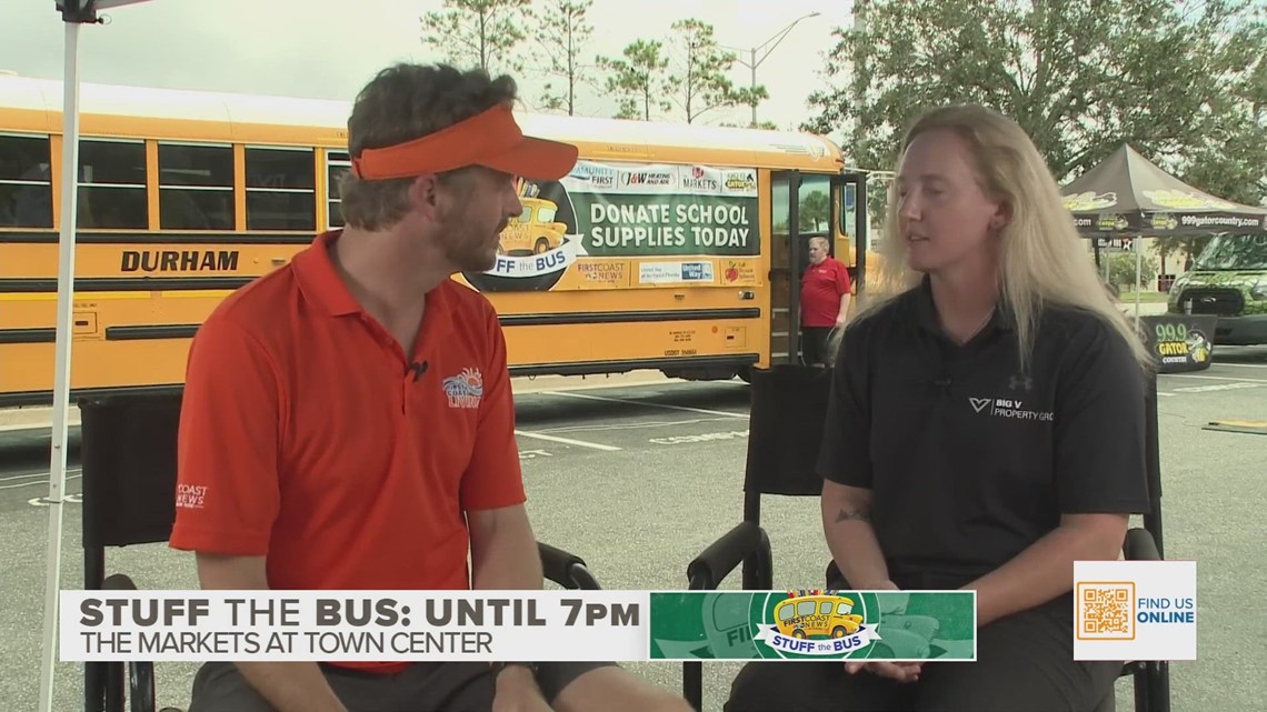 Big V Property Group works with First Coast News to Stuff the Bus ...