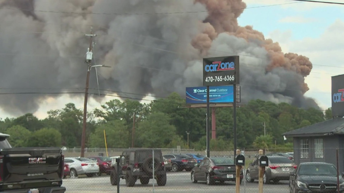 Thousands of Georgia residents evacuated after chemical fire at BioLab ...