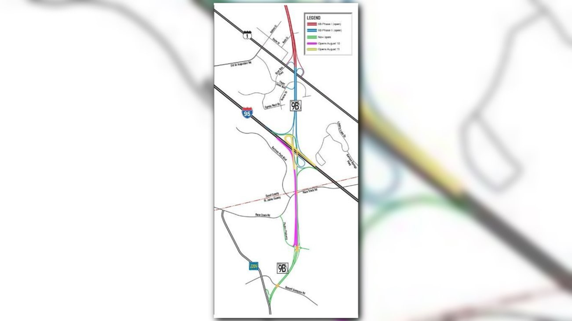 Parts of 9B now open, rest to open soon | firstcoastnews.com