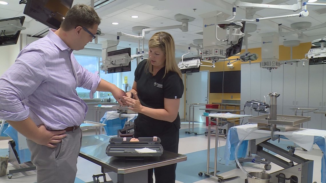 How 'make-up' is helping train doctors for real-world scares ...