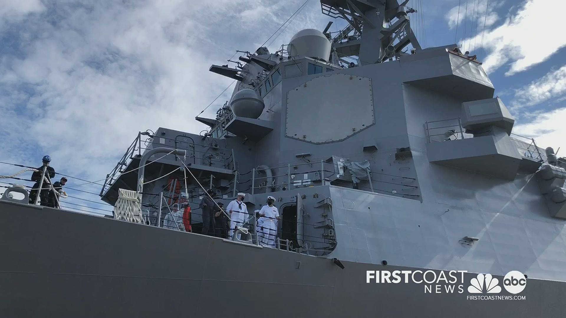 New Navy ship arrives at Naval Station Mayport | firstcoastnews.com