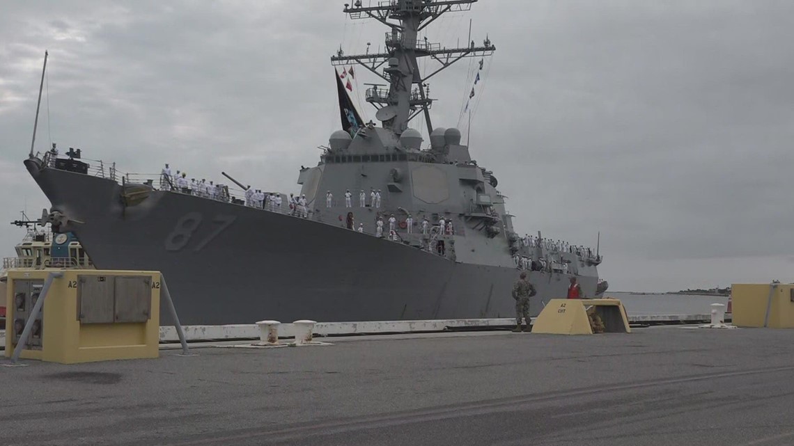 USS Mason arriving to Naval Station Mayport | firstcoastnews.com