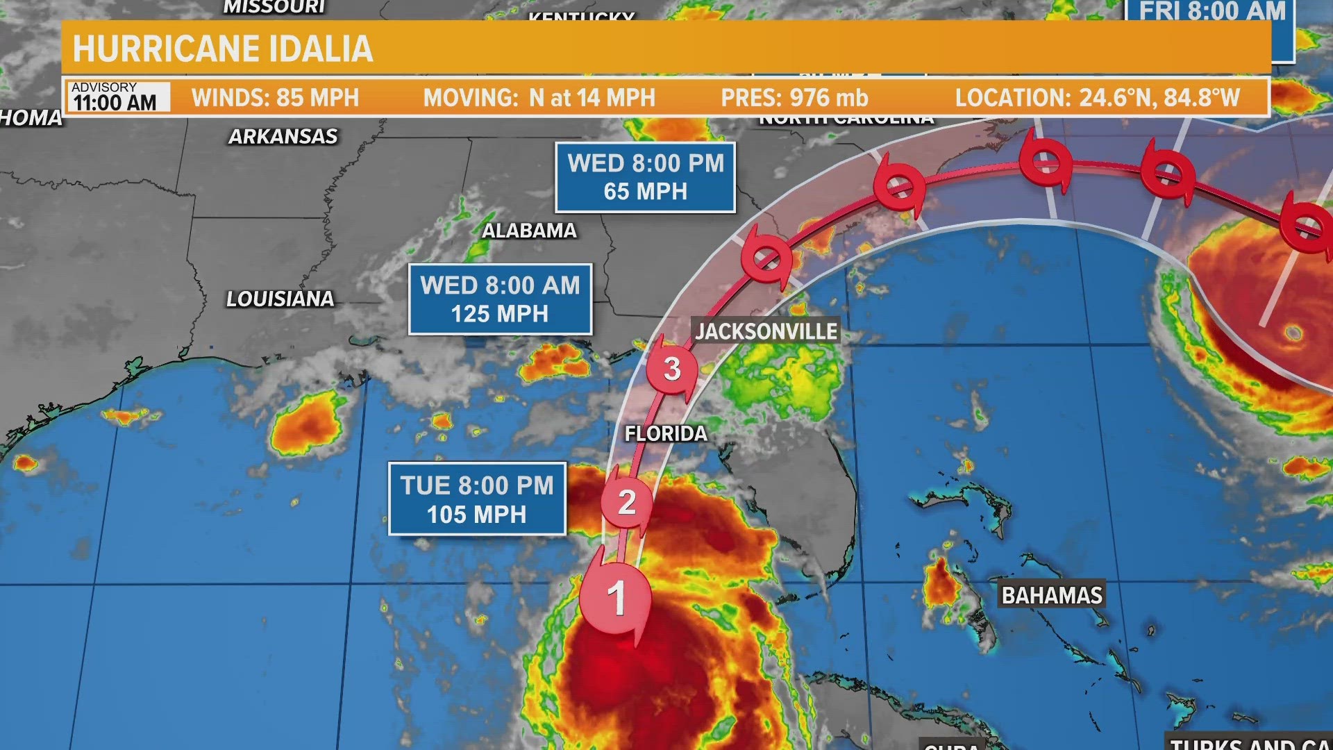 Tracking Idalia: FCN at 12:30 update | firstcoastnews.com