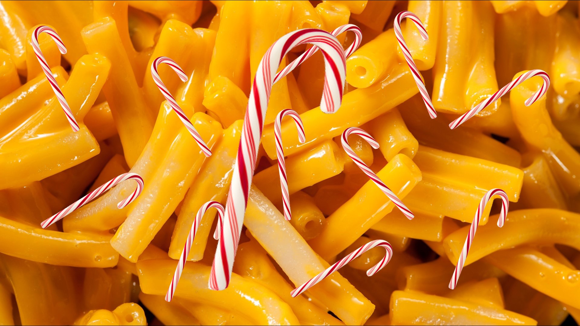 GROSS OR GREAT? Mac and cheese candy canes are a thing now ...