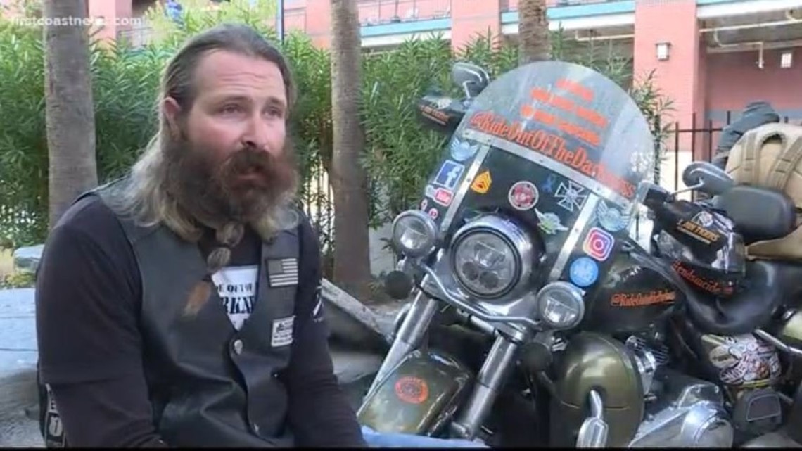 Veteran rides motorcycle 100,000 miles for suicide awareness ...