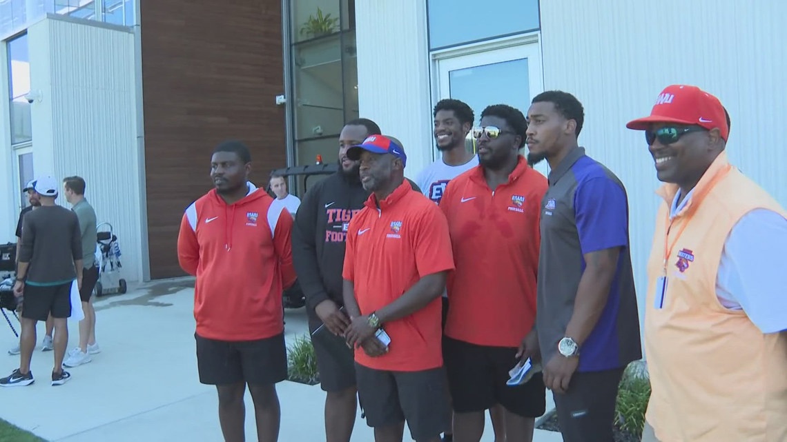 EWU’s interim head coach Brian Jenkins and his coaches visit Jaguars ...