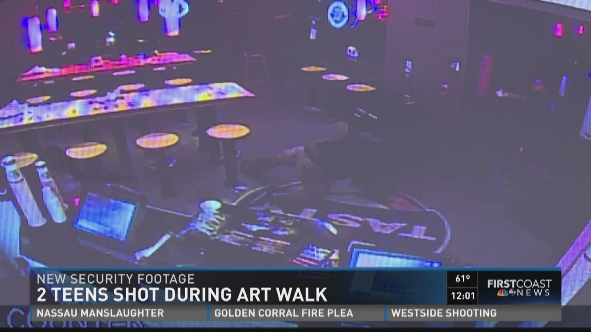 Surveillance video shows chaos moments after Art Walk shooting ...