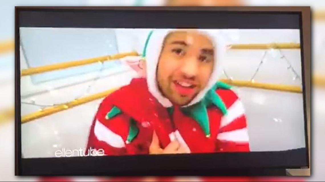 St. Augustine man's elf rap wins chance to sit in 'Ellen' skybox ...