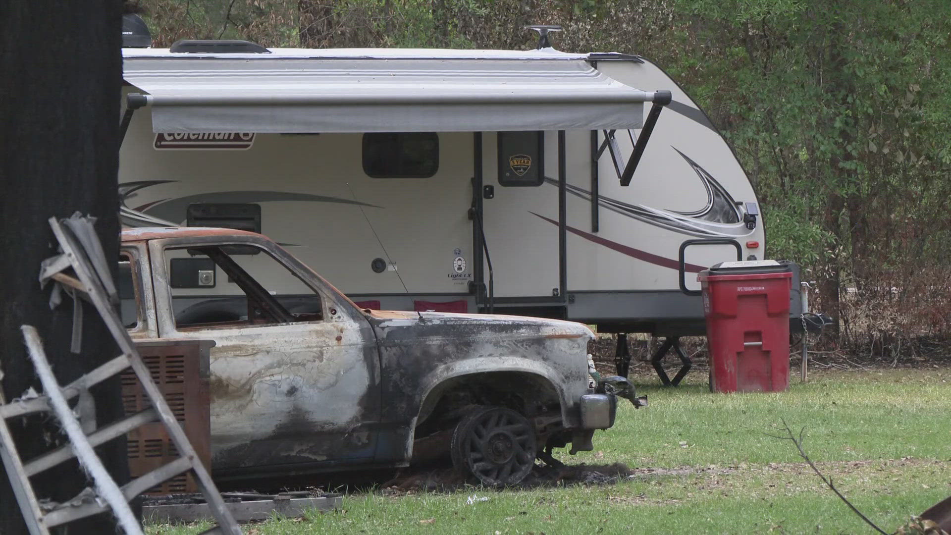 'A blessing': Brantley County firefighter finds hope in an RV on burned ...