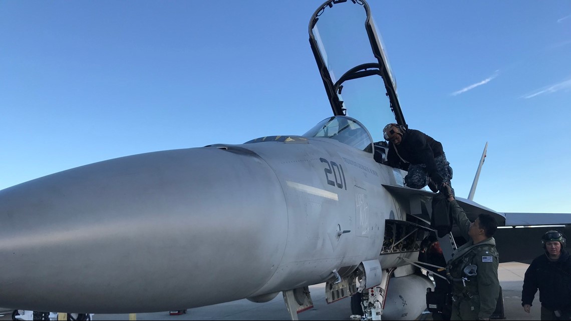 Navy performs 21-aircraft missing man flyover to honor President Bush ...