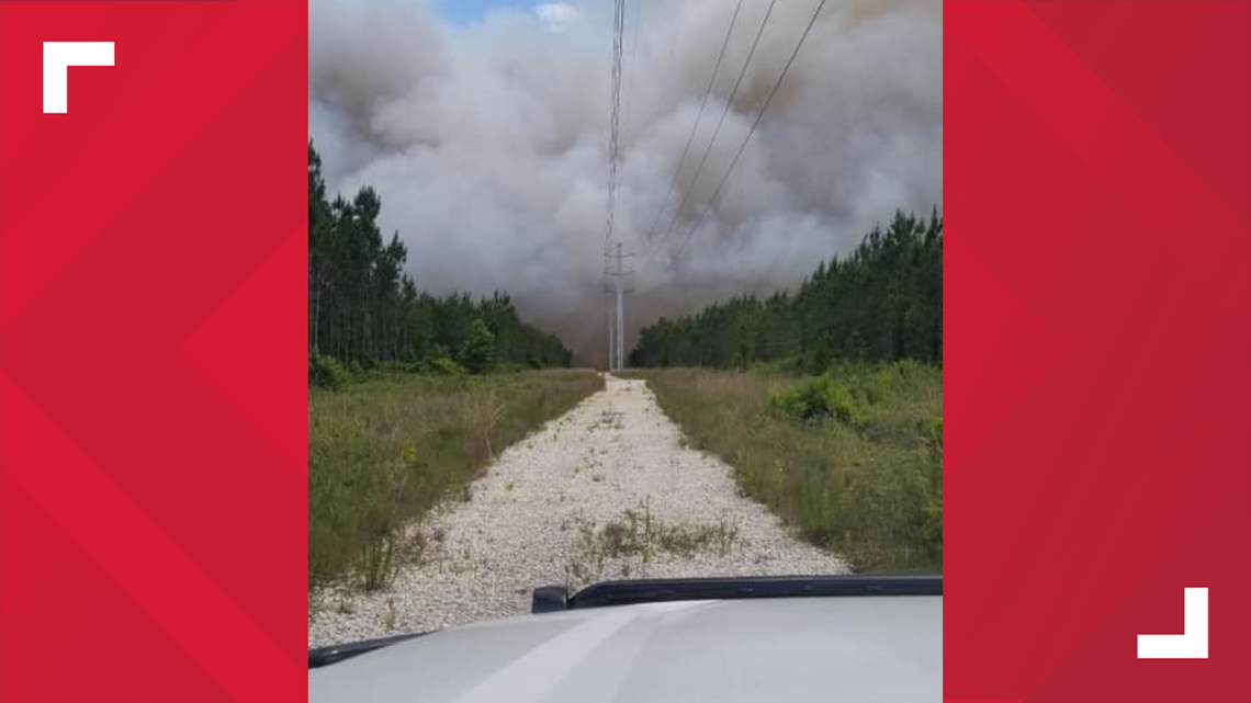 Large brush fire breaks out in St. Johns Fire | firstcoastnews.com